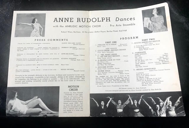 Anne Rudolph & Me – Anne Rudolph